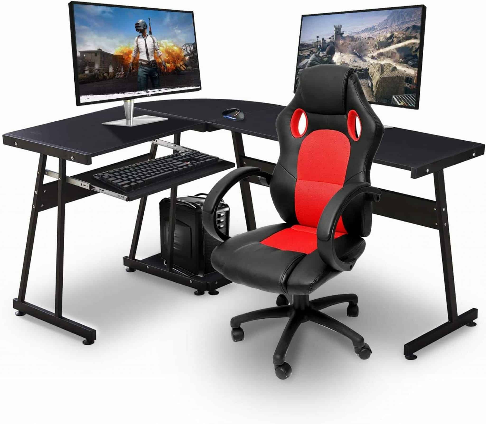 8 Best Gaming Desks With Pullout Keyboard Tray 2024 - GPCD