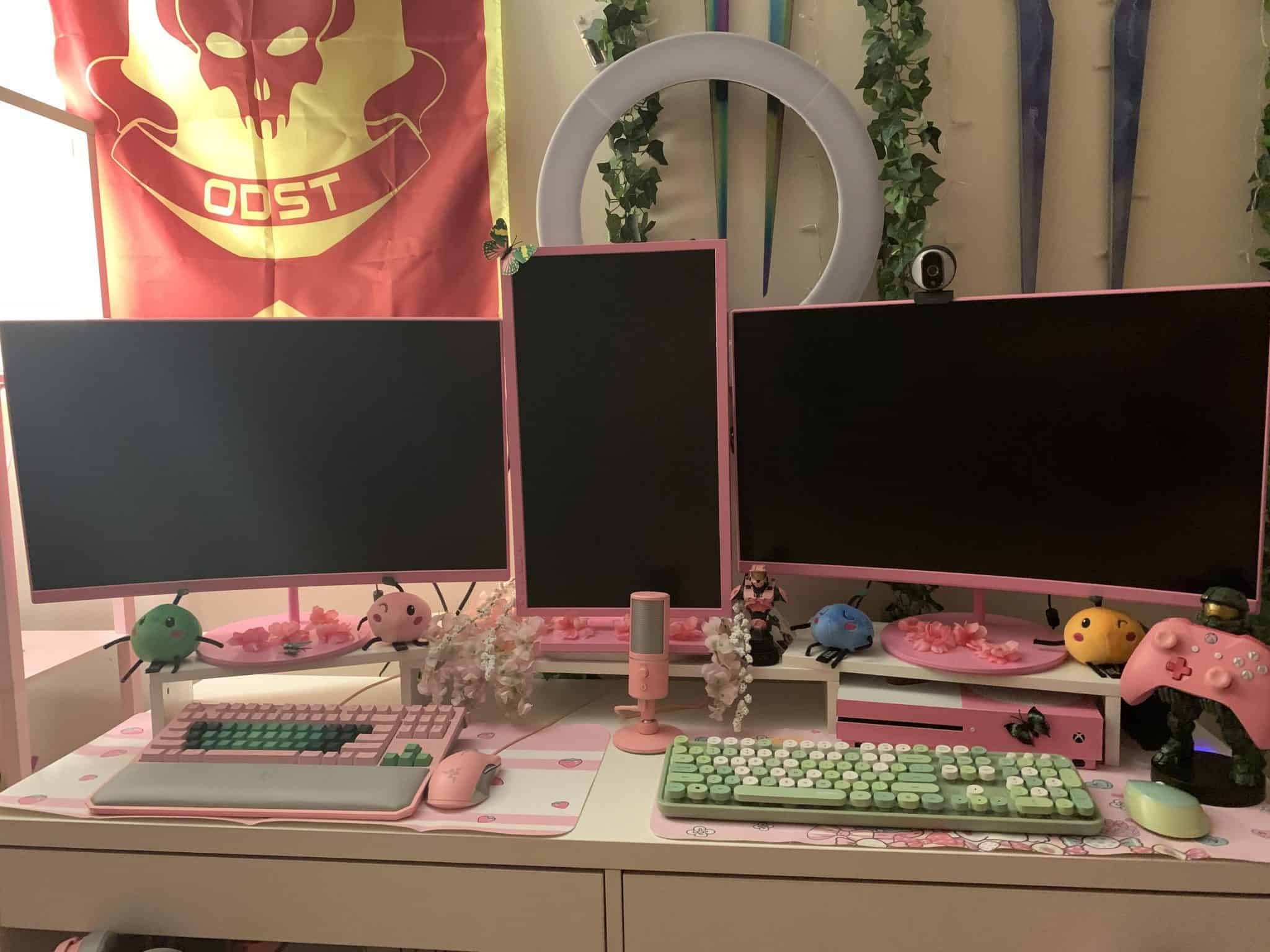 35 Best Looking Pink Gaming Setup for Gamer Girls - GPCD