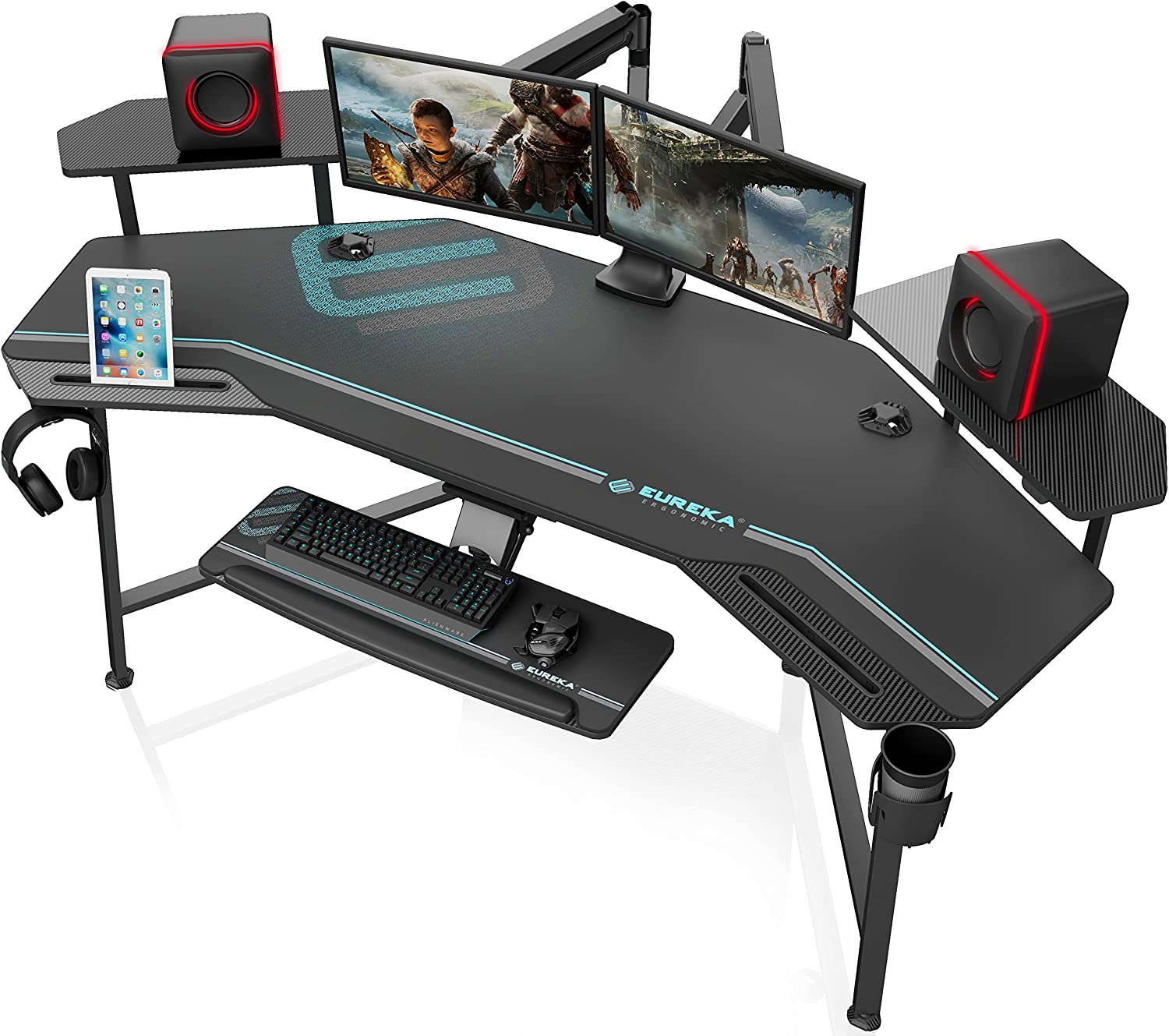 8 Best Gaming Desks With Pullout Keyboard Tray 2024 - GPCD