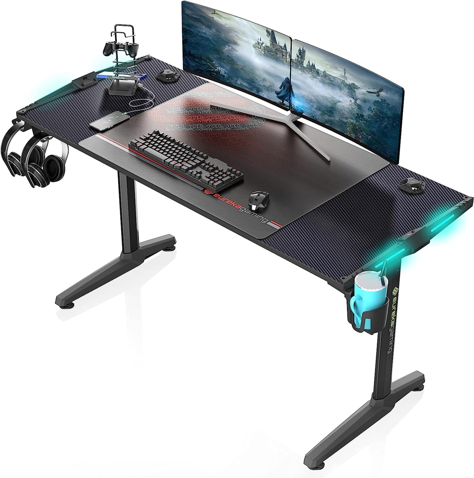 8 Best Gaming Desks with LED Lights - GPCD